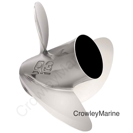 8M0103518 Propeller - 3 Blade 15.3x14 Right-hand Rotation Stainless ...